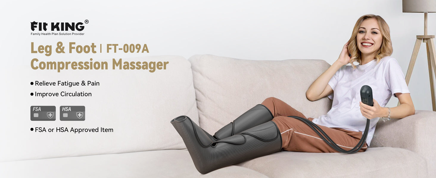 Shop Advanced Leg & Foot Compression Massager | Fit King Shop