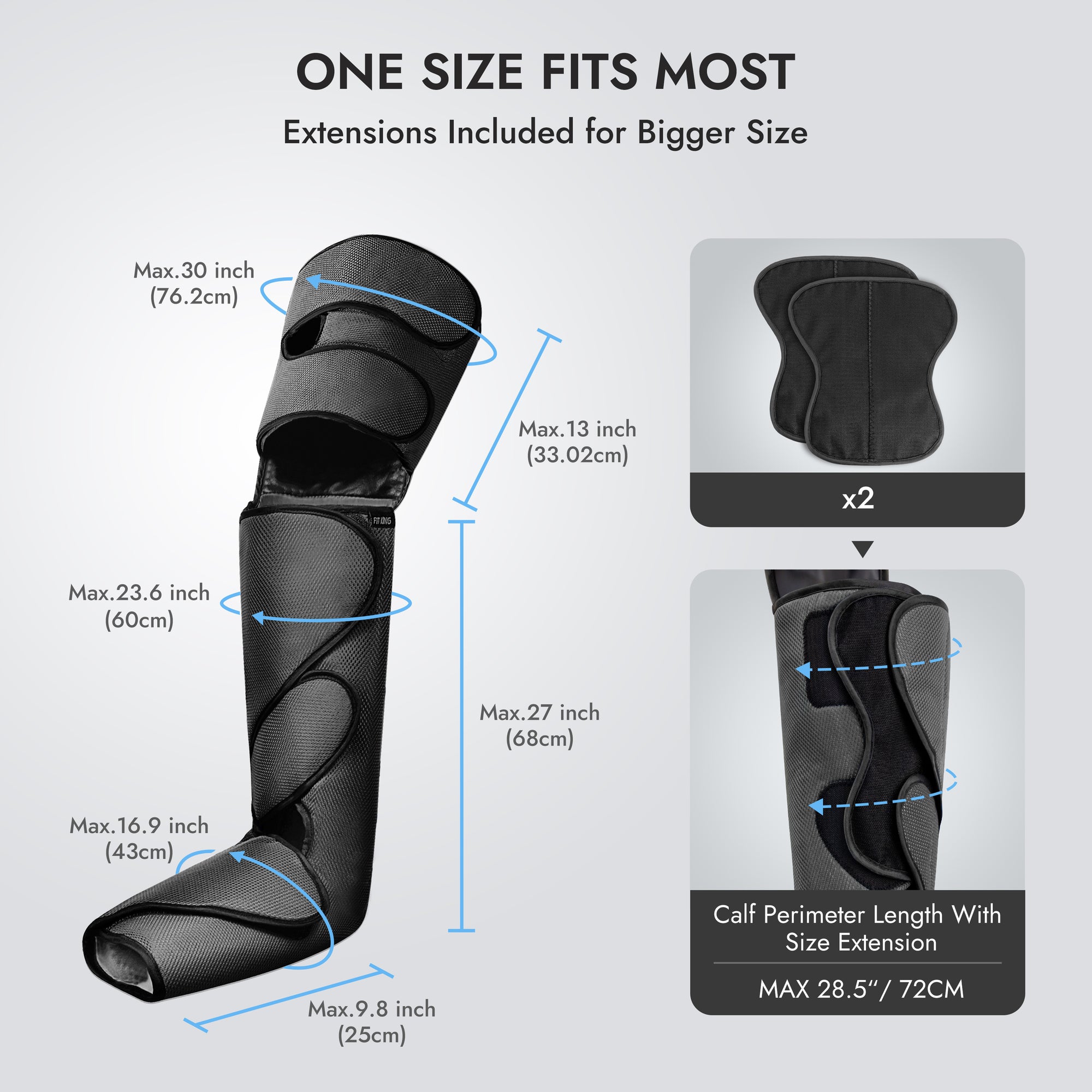 Shop FT-012A Full Leg Air Compression Massager | Fit King Shop