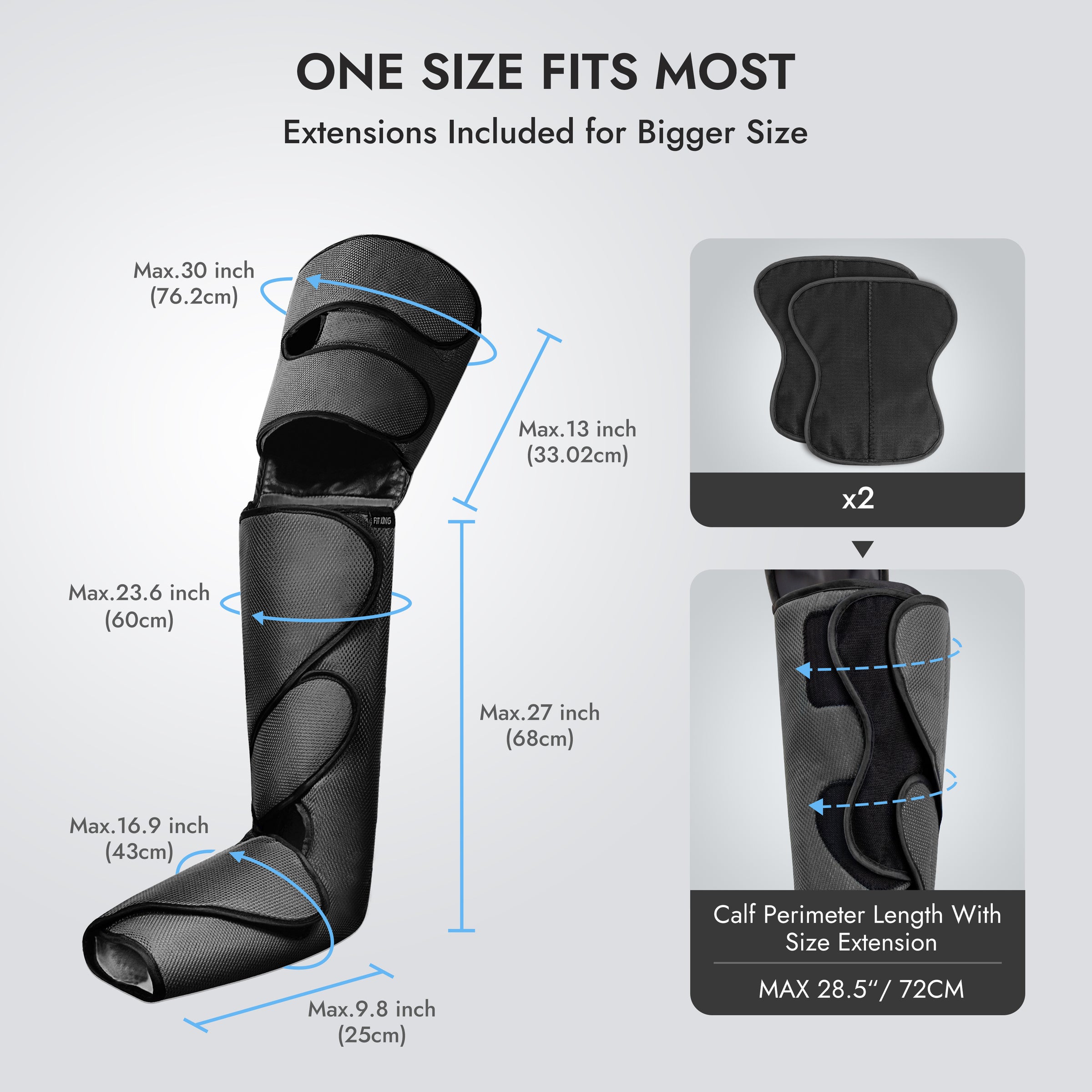 Shop FT-012A Full Leg Air Compression Massager | Fit King Shop