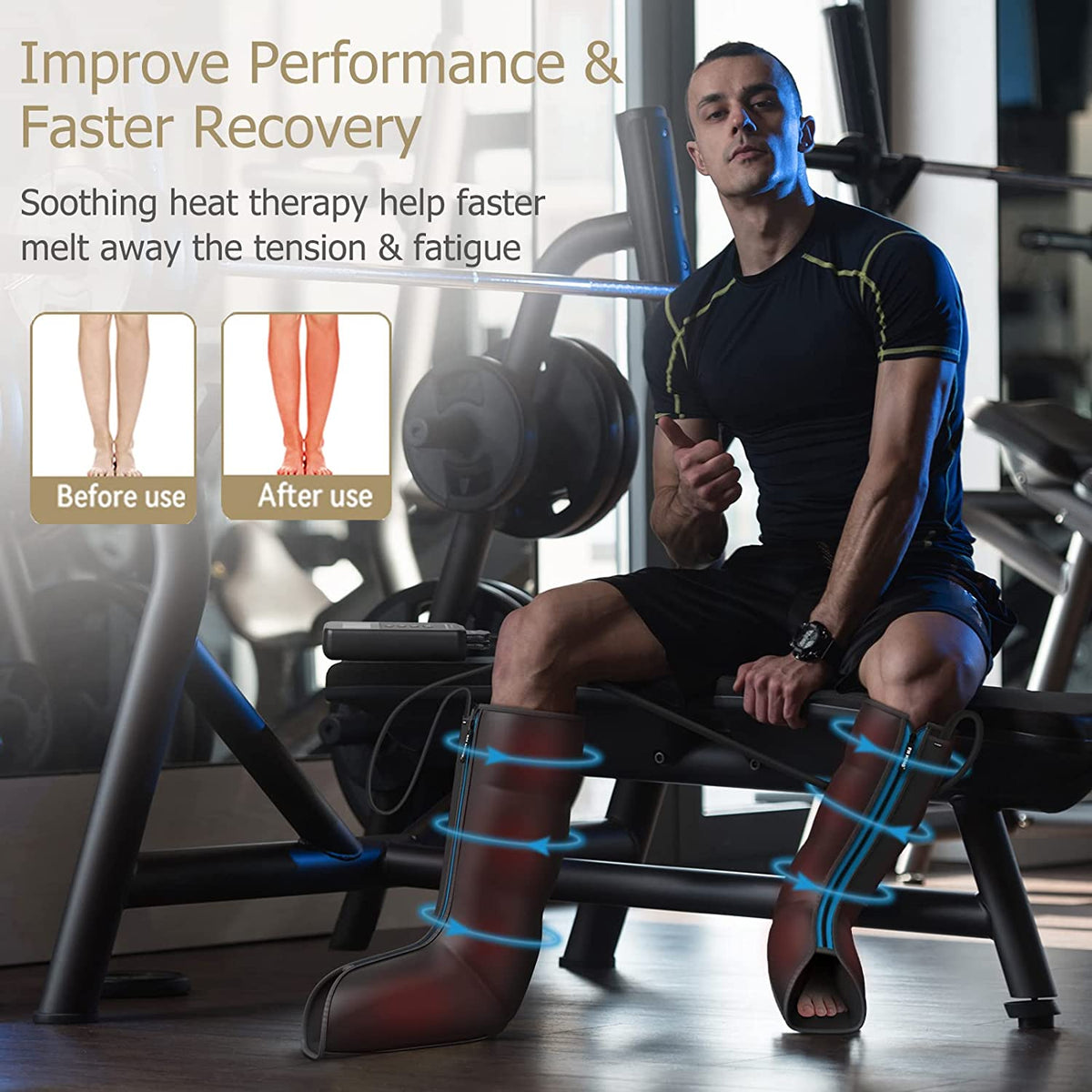 Shop FT-081A Upgraded Leg Massager with Heat | Fit King Shop